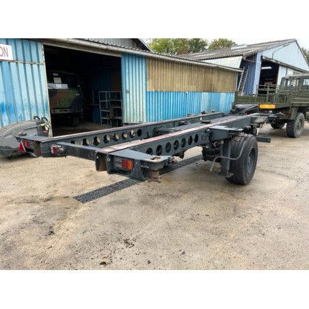 REMORQUE LOHR PORTE CONTAINER COMME NEUVE